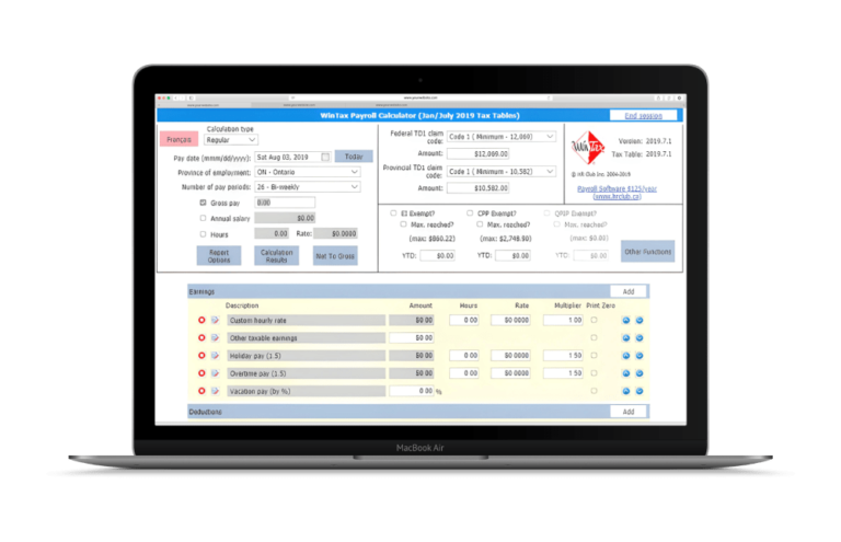 Products | Wintax Payroll